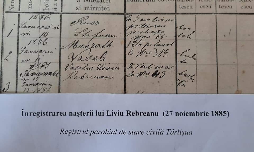 136 de ani de la nașterea romancierului Liviu Rebreanu. Primele ...