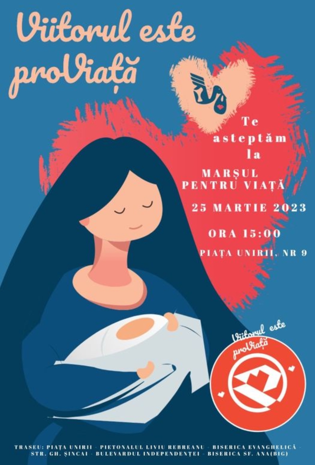 25 martie 2023: Hai la Marșul pentru Viață pe străzile din Bistrița ...