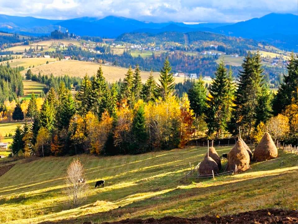 Toamnă mirifică în Pasul Tihuța, pe drumul spre satul Ciosa. FOTO - StiriBN